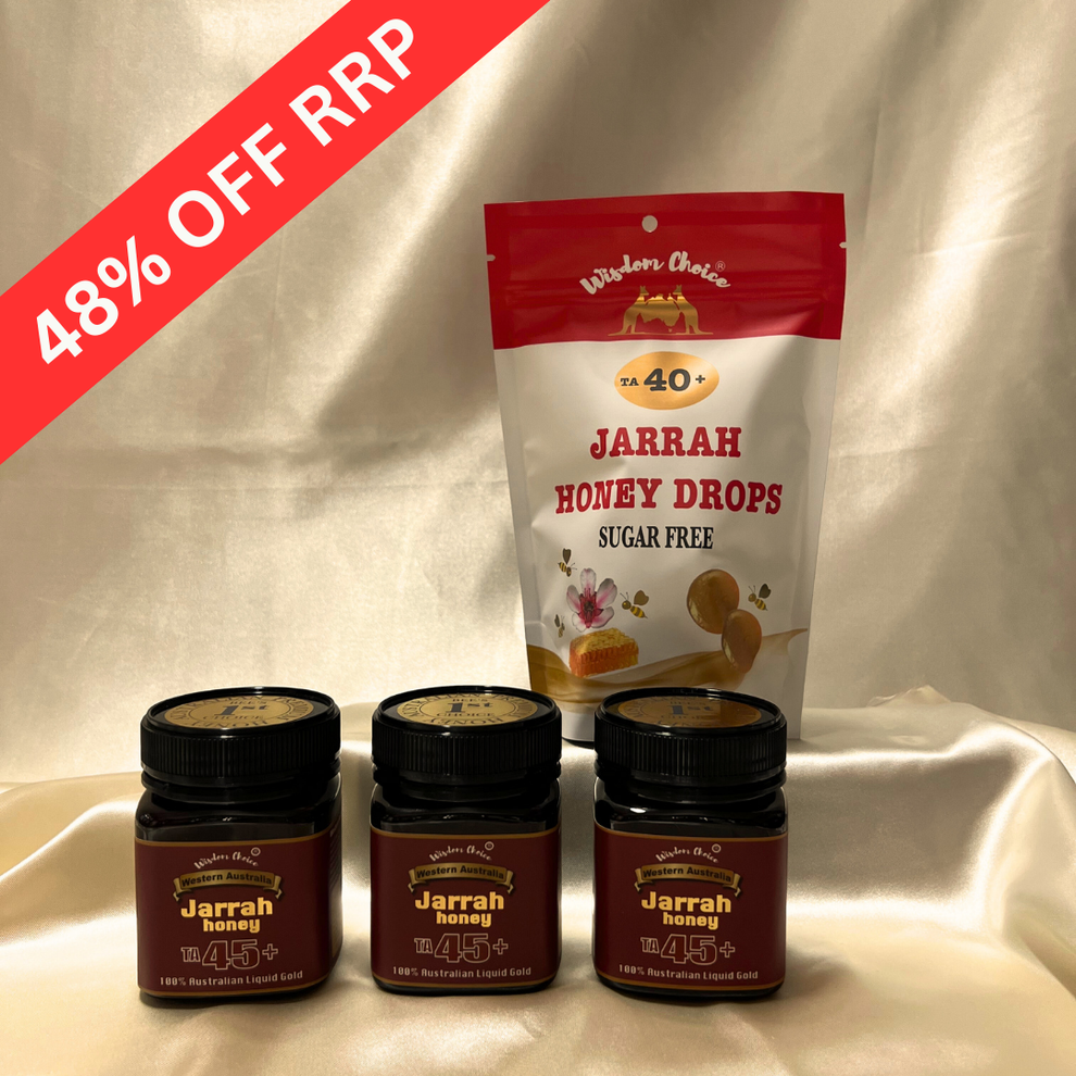 Jarrah Honey & Jarrah Drops Gift Box – Australian Honey Warehouse